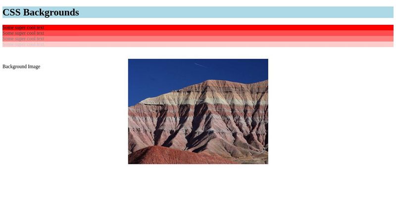 CSS Backgrounds