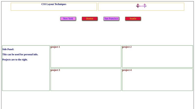 HW Week 3 - HTML & CSS Layout Techniques