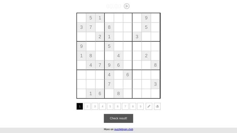 Sudoku Vue game
