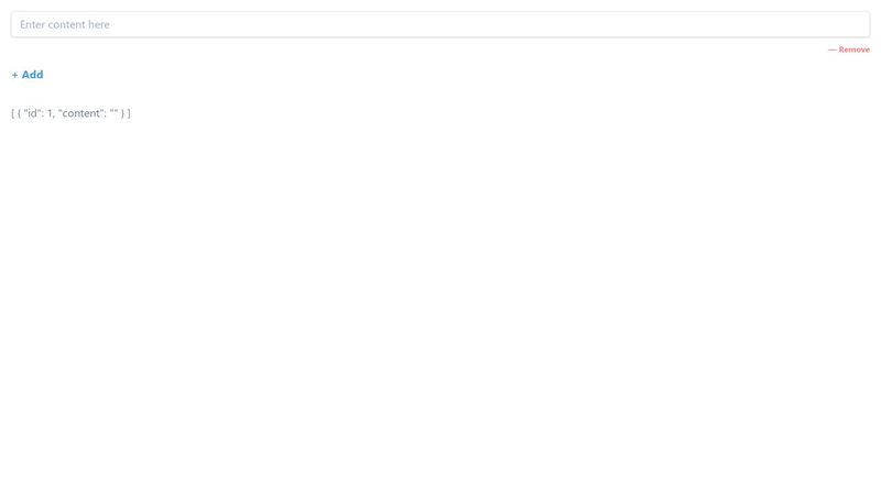 Repeater input fields with v-model - Vue.js