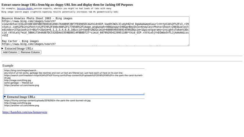 Image URL List Parse & Display