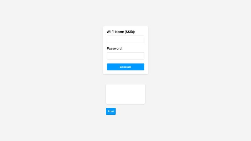 [WIP] WIFI QR Code Generator