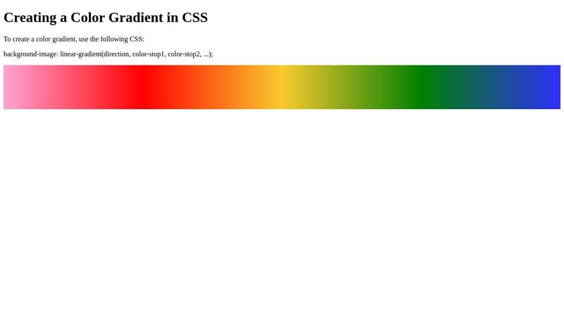 CSS Colors 5