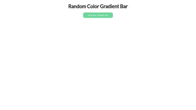 Random Color Gradient Bar