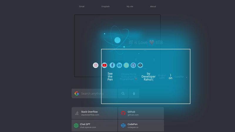 Chrome Home Redesigned for Programmers ️