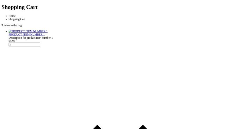 ReactJS Shopping Cart