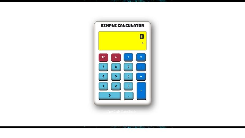 FreeCodeCamp - Build a JavaScript Calculator