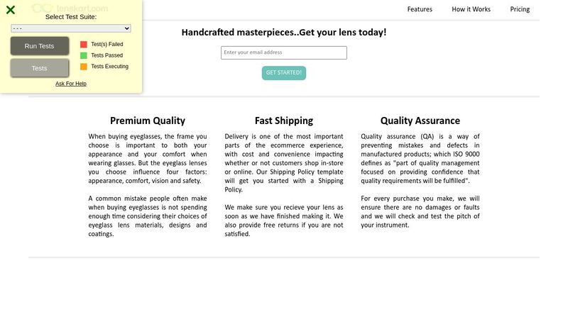 Sample Product Landing Page - FCC Project 3