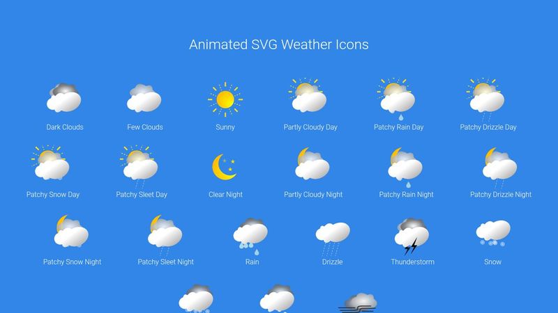 Animated Weather Icons