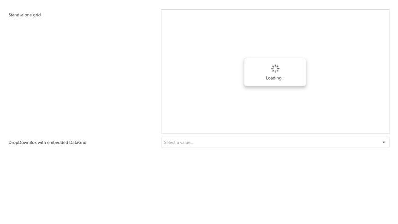 Single Selection - DevExtreme Drop Down Box