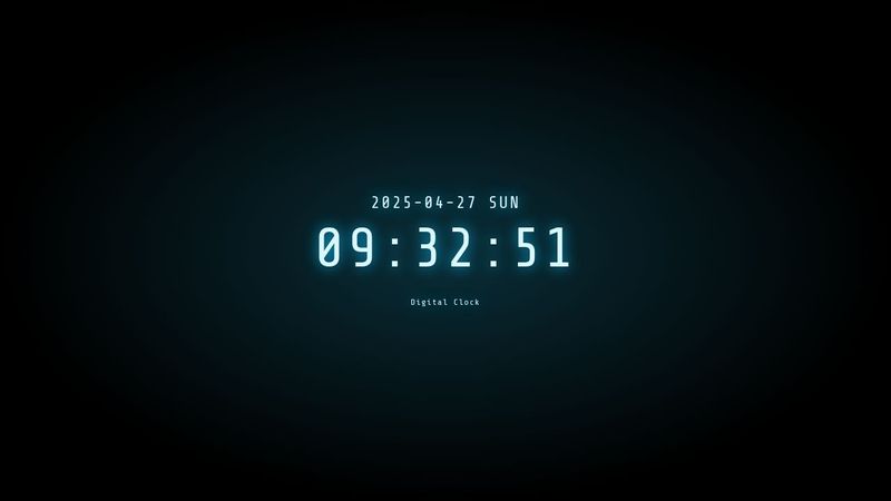 Digital Clock with Vue.js