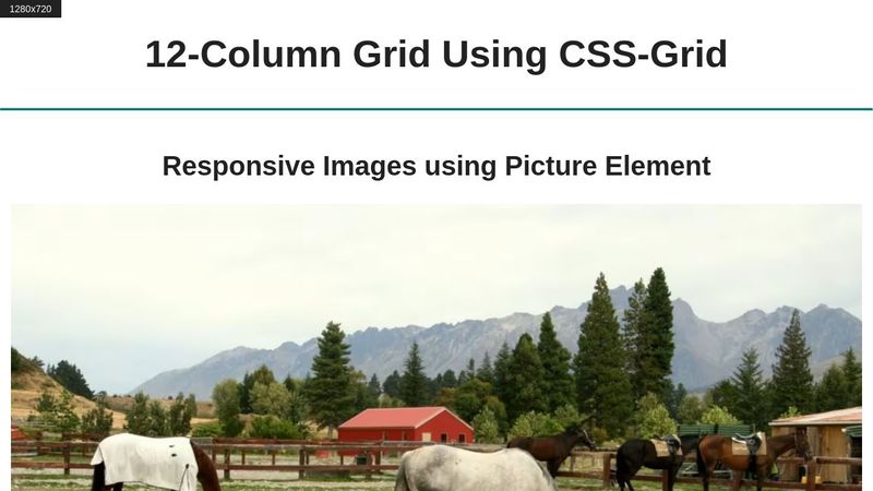 12-Column Grid (using css-grids)