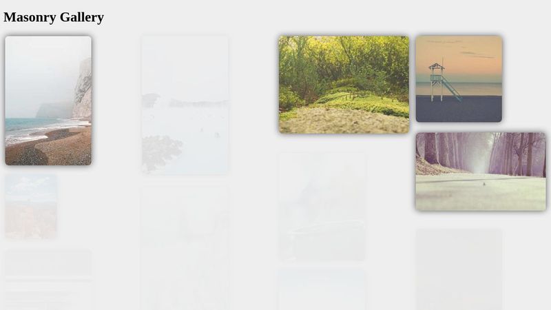 Responsive CSS Grid Masonry Gallery