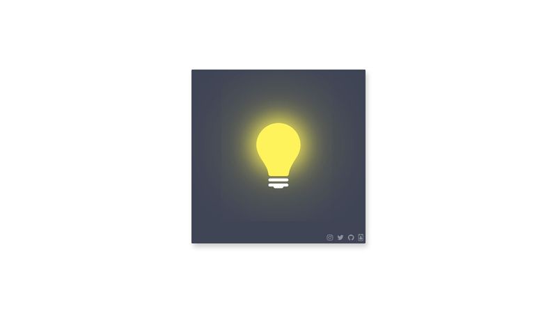 100 days of css - #43 (Lightbulb)