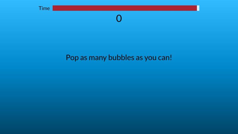 Bubble Game (pure CSS)