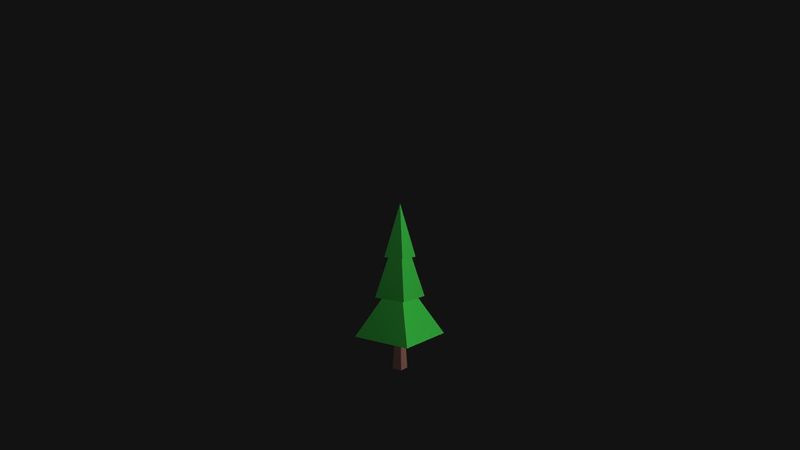 Random Pine Trees | THREE.js