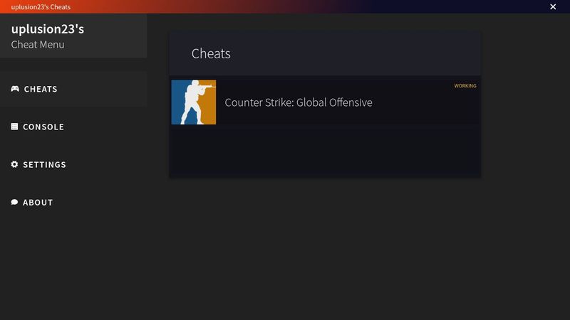 CSGO Cheat Menu Design
