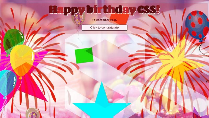 Happy birthday CSS!