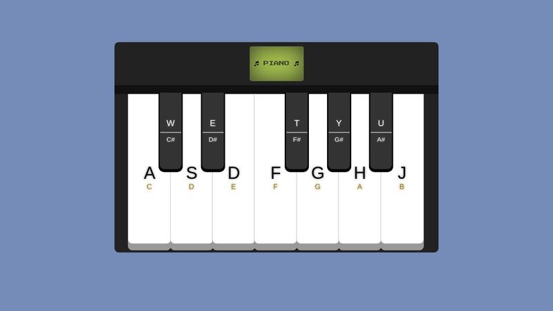 Playable Piano app