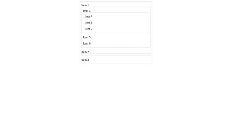 nested drag and drop used dragula.js