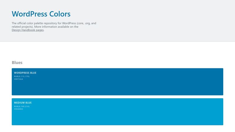 WordPress Colors