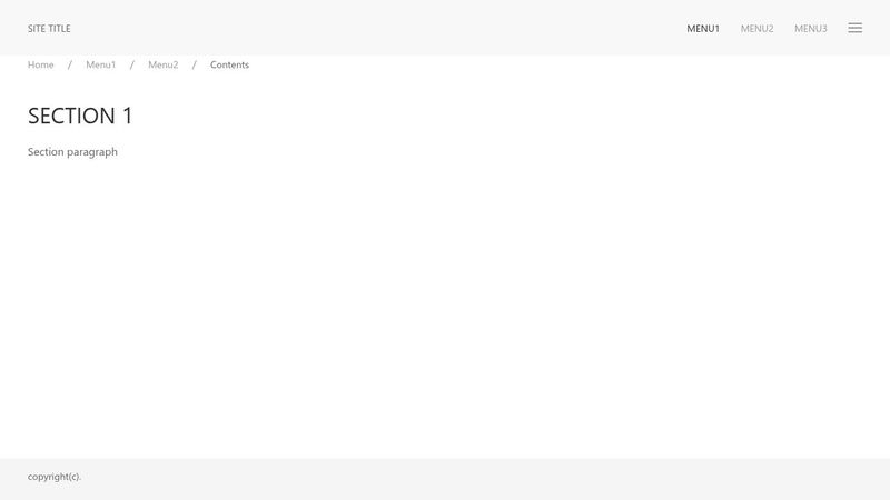 [UIKIT] Navbar-StickyFooter-Offcanvas Layout