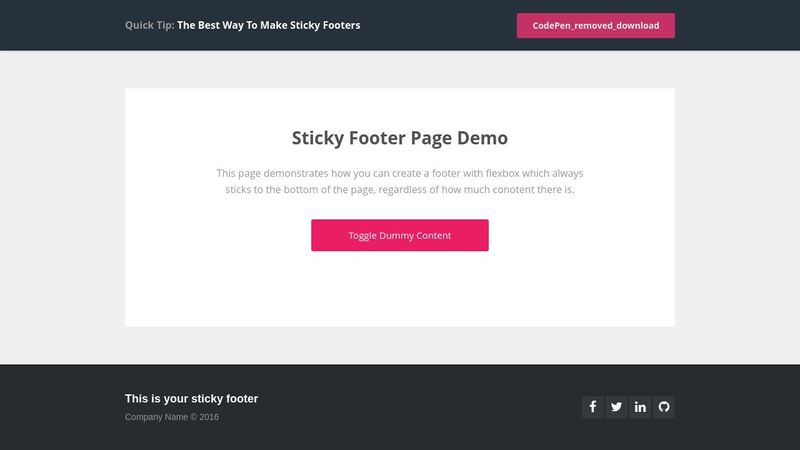 Quick Tip: The Best Way To Make Sticky Footers