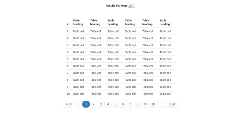 jQuery Plugin for Bootstrap Pagination