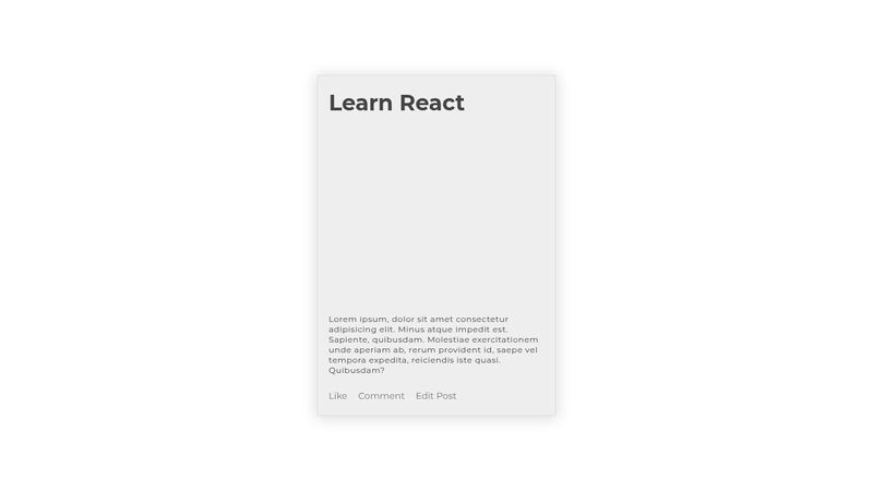 react card