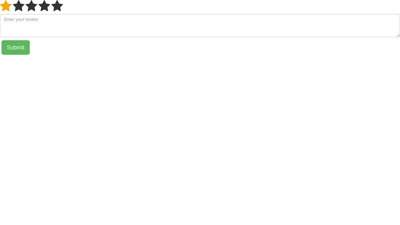 Star Rating in Javascript