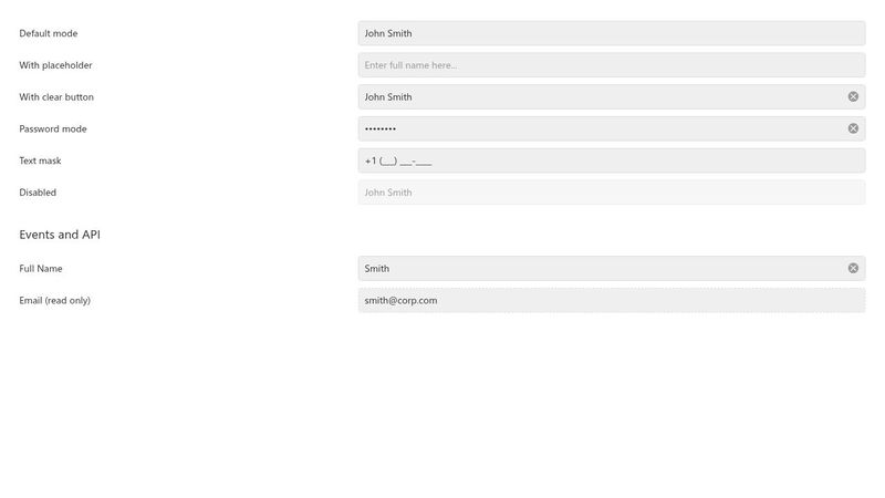 Overview - DevExtreme Text Box