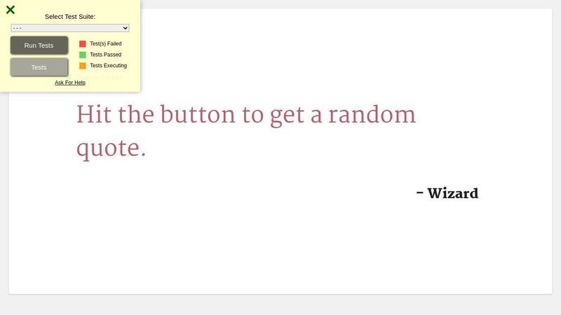 Random Quote Generator - FreeCodeCamp