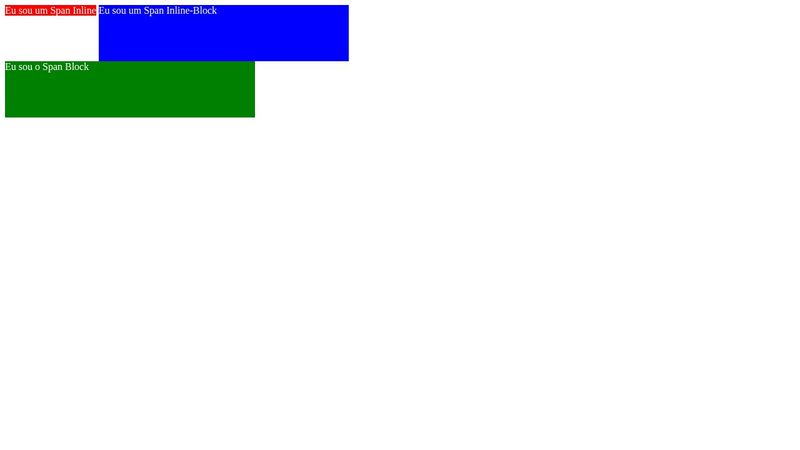 Inline vs Block vs Inline-Block