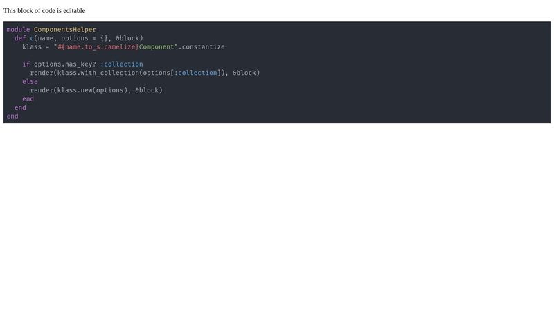 codejar + highlightjs