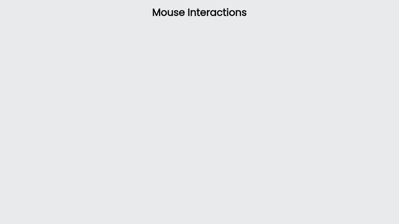 Interactive mouse movement
