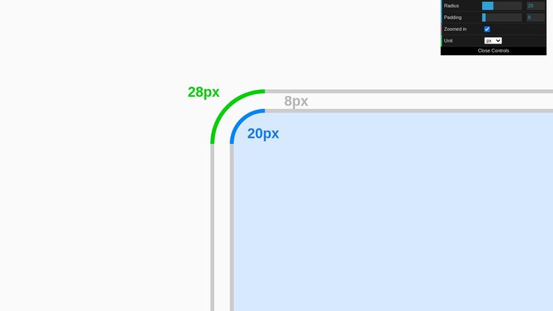 Inner Radius Design Tip with CSS Custom Properties