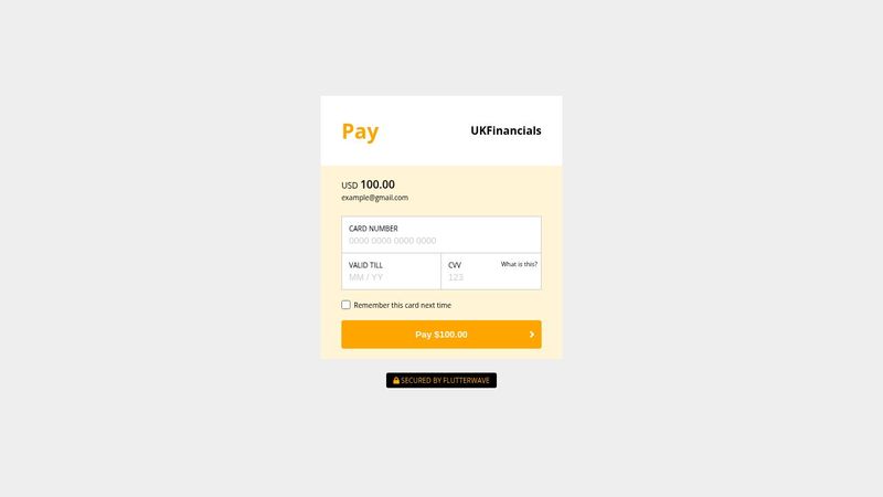 Card Payment UI