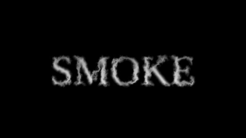 CSS + SVG Text Smoke Effect