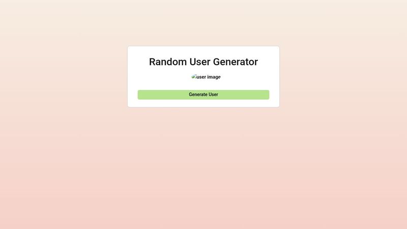 Random User Generator