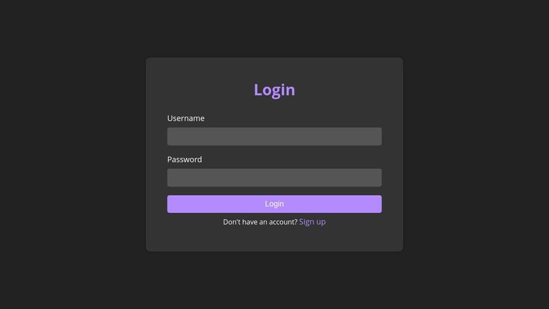 Modern Login / SignUp Form