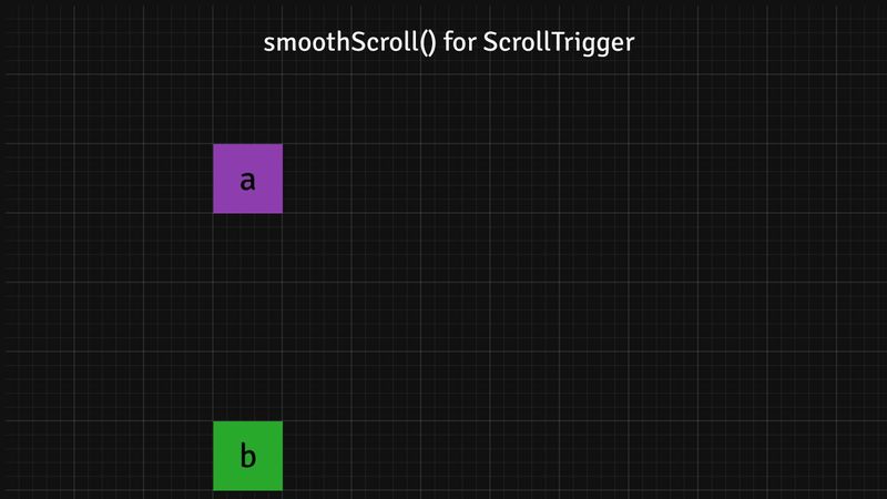 Smooth Scroll with ScrollTrigger Natively