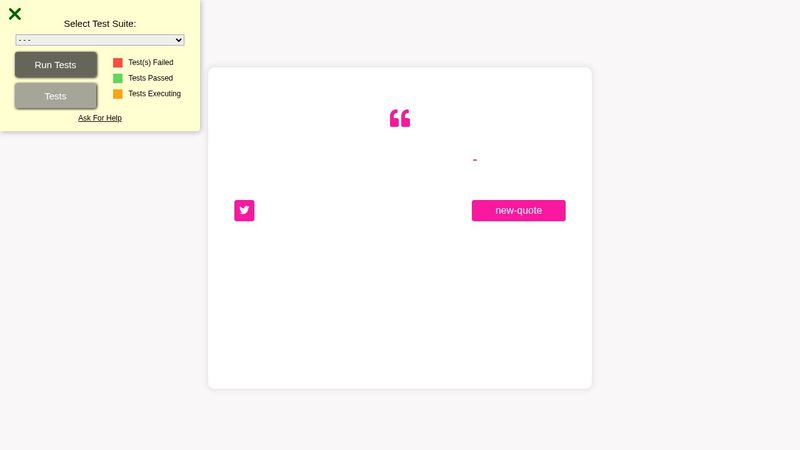 Random Quote Machine Fcc