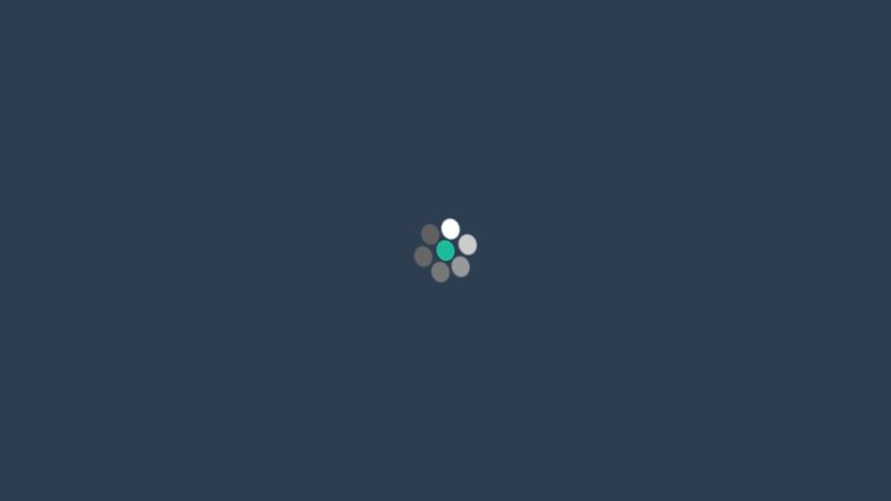 Pure CSS spinner