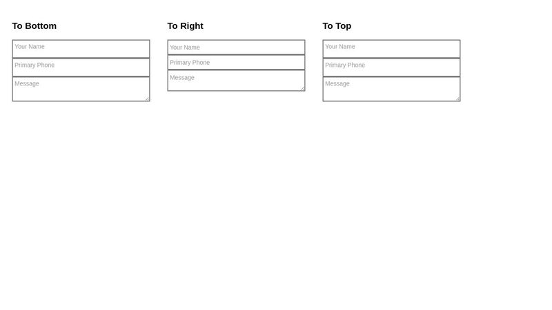 Label Pattern with just CSS