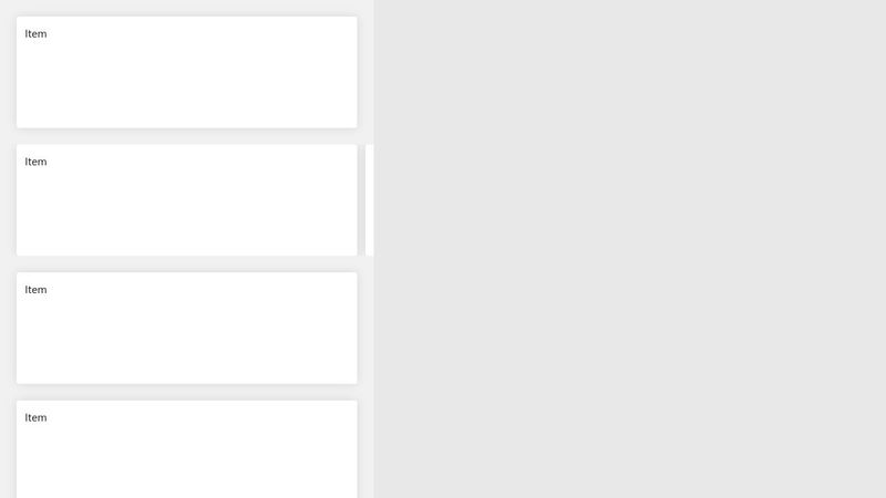 2-Dimensional Scrolling List