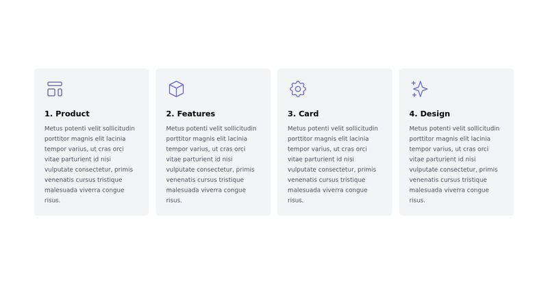 Product Features Card - Tailwind CSS