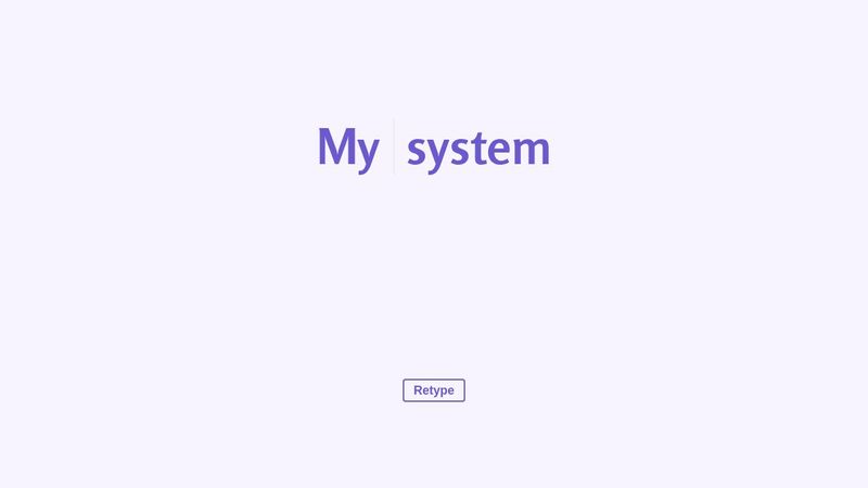 Pure CSS Typing Animation