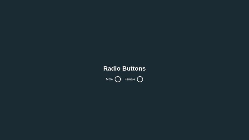 Radio Button