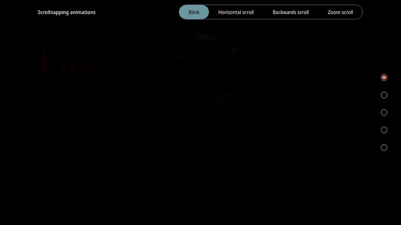 CSS scroll-driven scroll-snapping animations