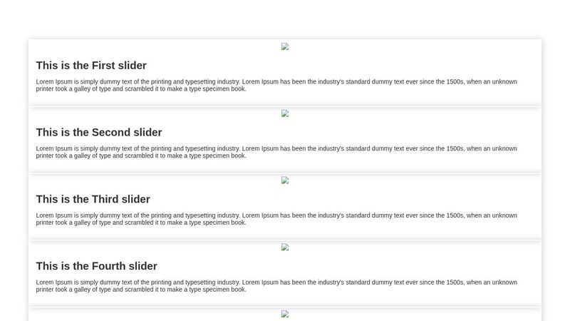 Responsive Slick Slider Card Carousel example